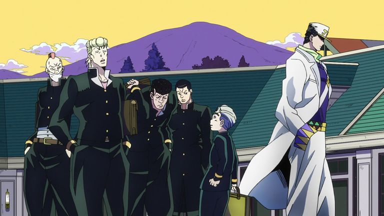Diamond is Unbreakable #01 - Jotaro Kujo! Meets Josuke Higashikata ...