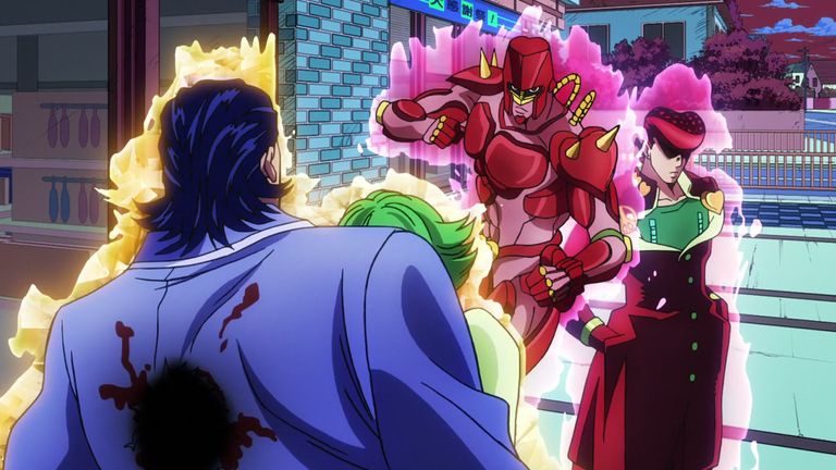 Diamond is Unbreakable #01 - Jotaro Kujo! Meets Josuke Higashikata ...